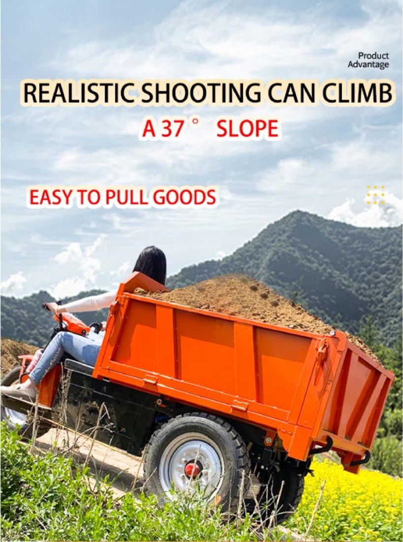 Three Wheel Electric Cargo Dumping/Electric Cargo Dumping Tricycle ...