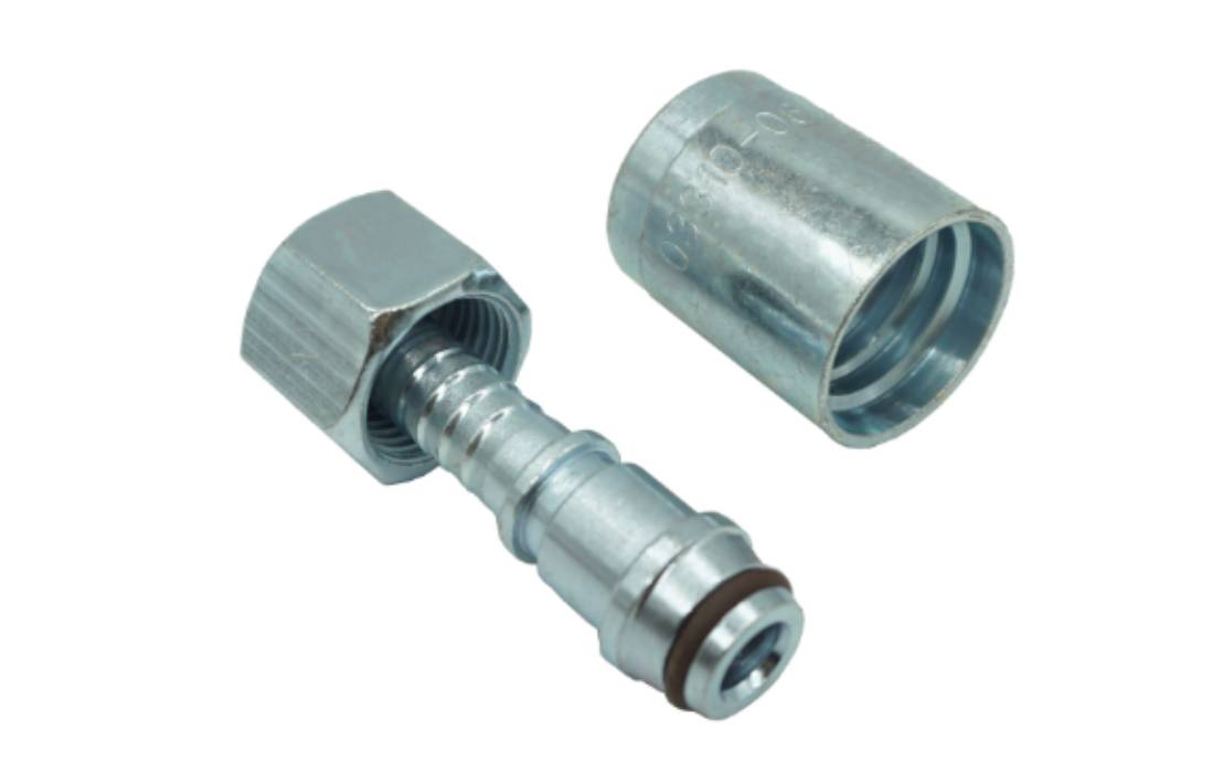 Linde Forklift Accessories Double Hose Connector DN8/DN10 Oil Pipe ...