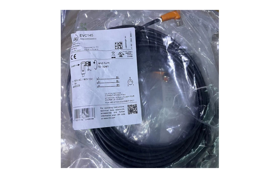 IFM Proximity Switch Sensor Connection Line EVC145