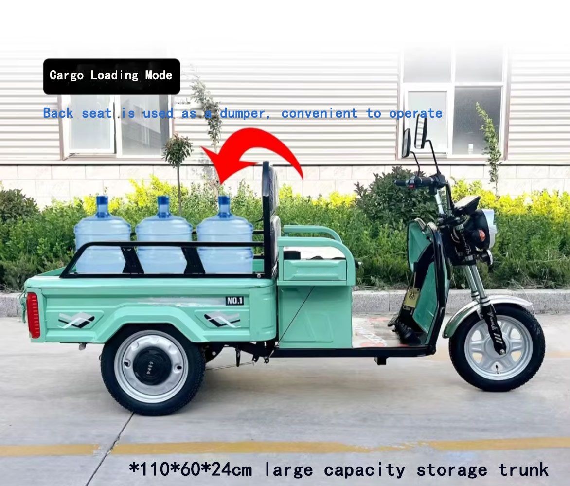 Haulage Load Tricycle /Agricultural Stall Passenger and Cargo Dual ...