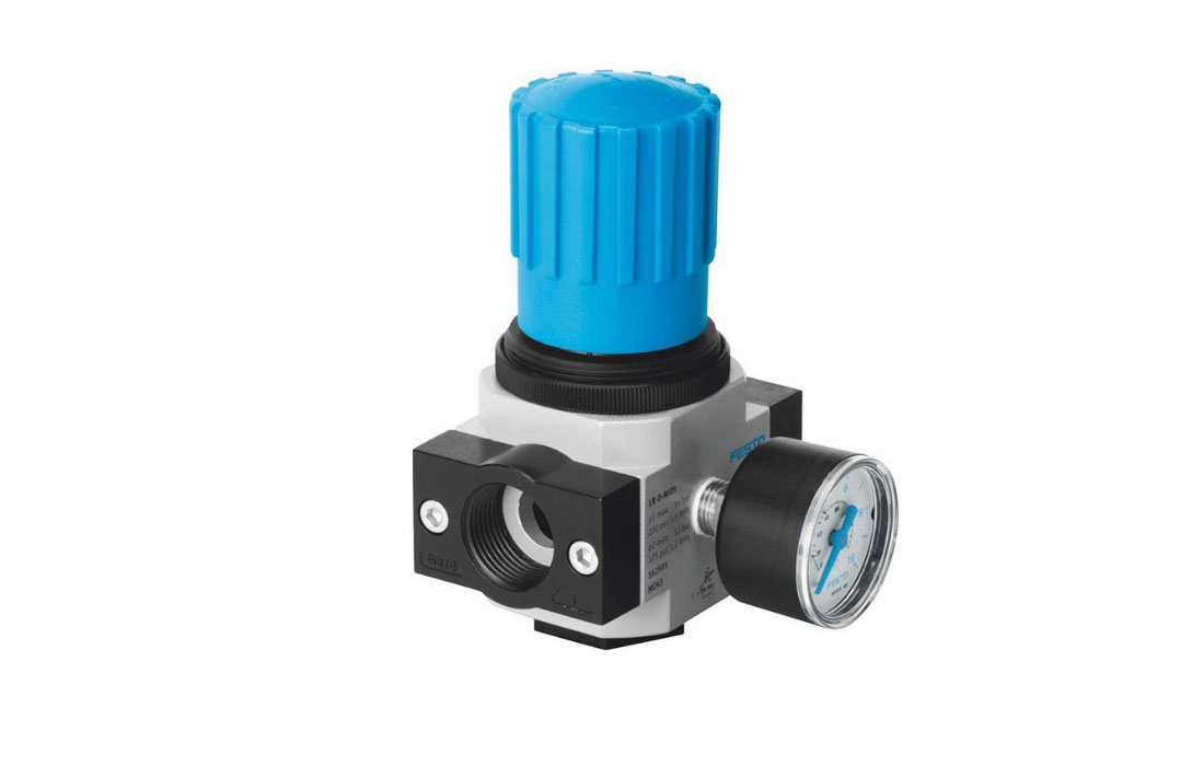 FESTO Pneumatic Pressure Reducing Valve LRS-1/2-D-7-O-DI-MAXI