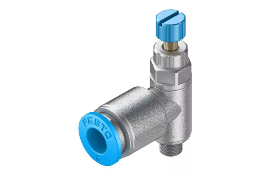 Festo GRLA-M5-QS-6-RS-D One-Way Control Valve
