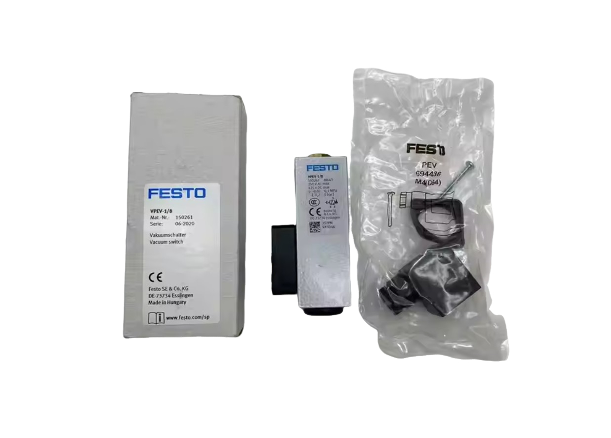 Festo VPEV-W-KL-LED-GH 152619 Pneumatic Vacuum Pressure Switch