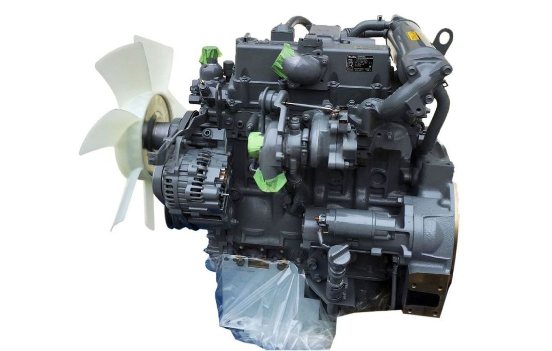 Hitachi ZAX55, Kobelco 75-8, Isuzu 4LE2 Engine Assembly