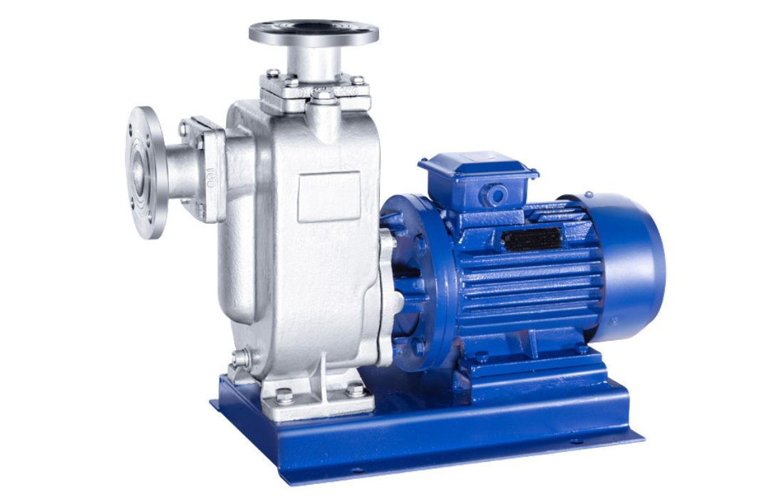 Self-Priming Pump, Non-Clogging, Stainless Steel Sewage Pump, Three ...