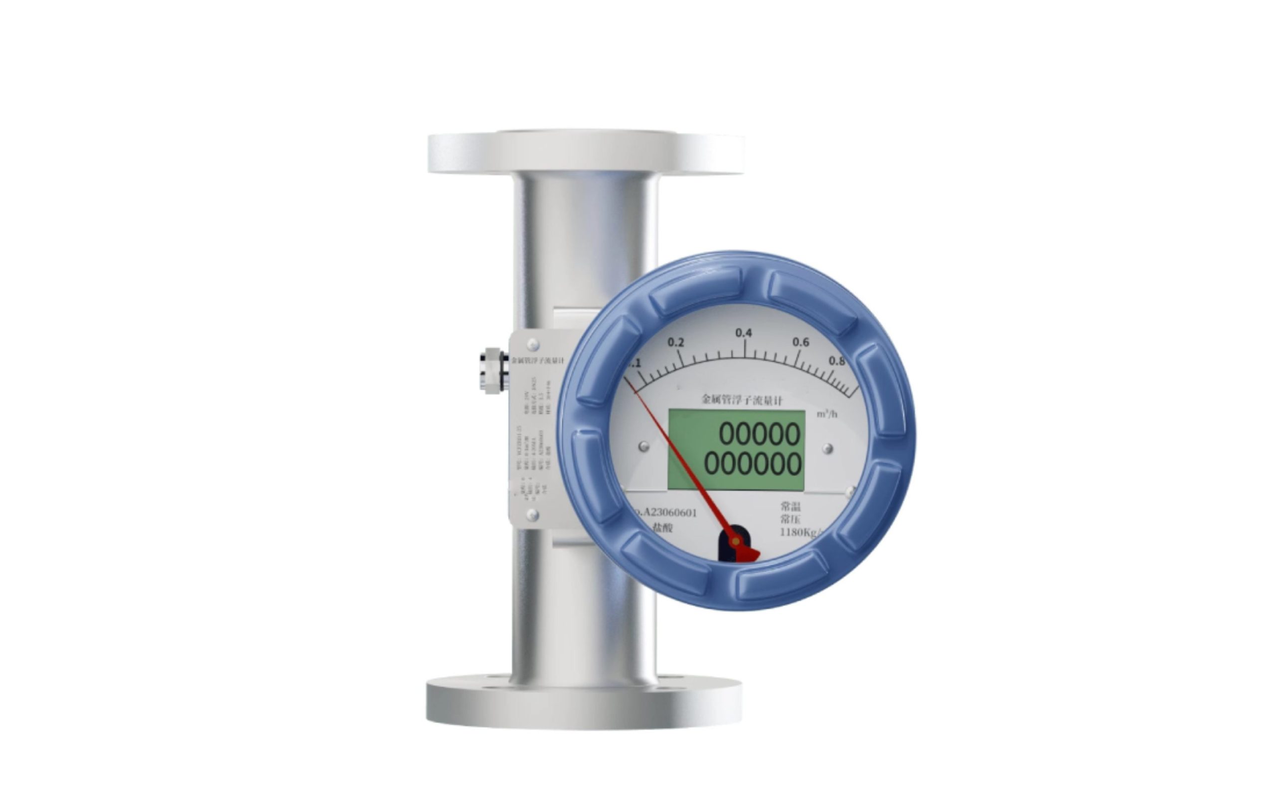 Metal Tube Float Flowmeter, Gas Liquid Pointer Liquid Crystal Explosion ...