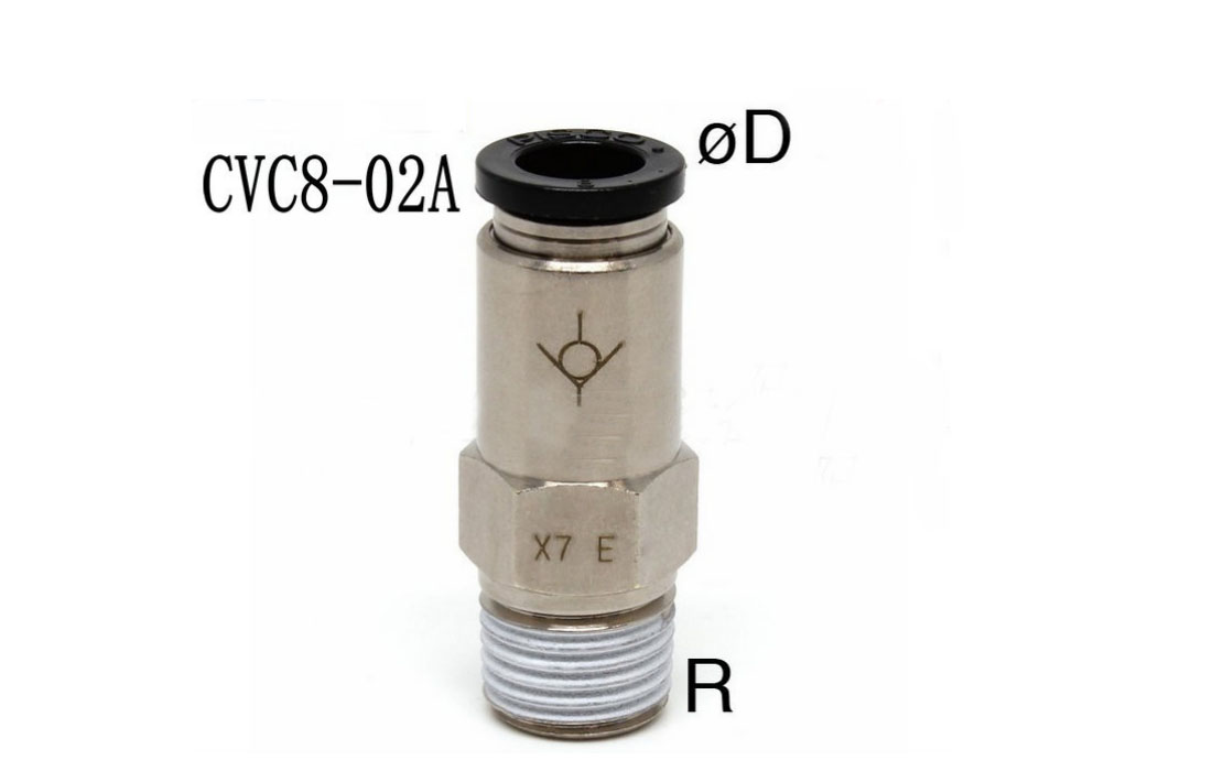 PISCO Vacuum Check Valve CVC8-01A CVC8-01B CVC8-02A CVC8-02B