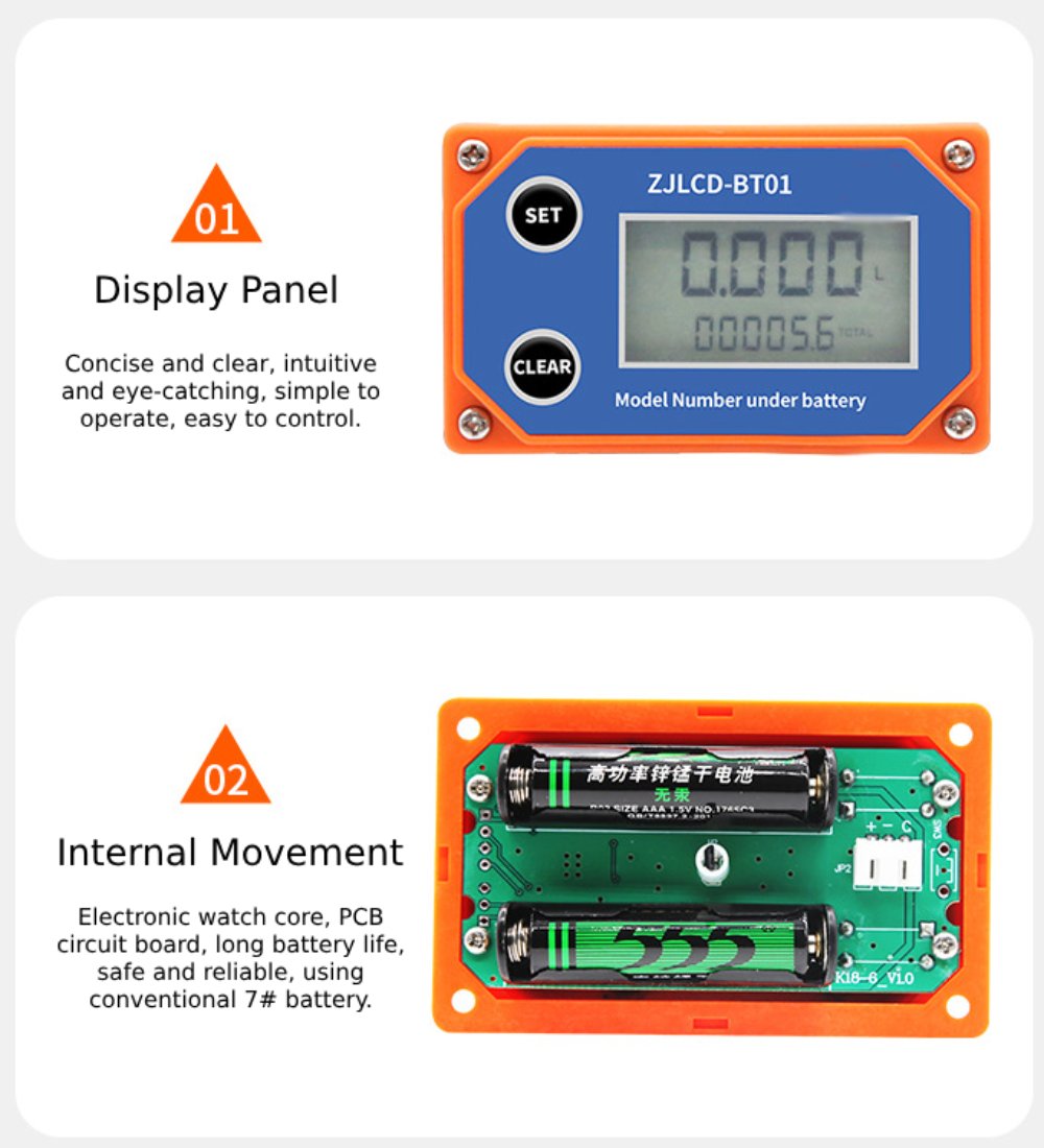 Smart Digital Flowmeter, Water Meter, Farmland Irrigation, High Flow ...