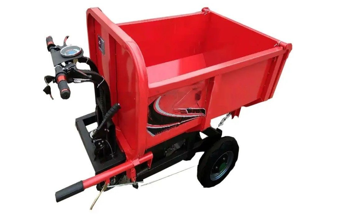 Push Goods Electric Trolley/Construction Site Dumper/EThree Doors Open ...