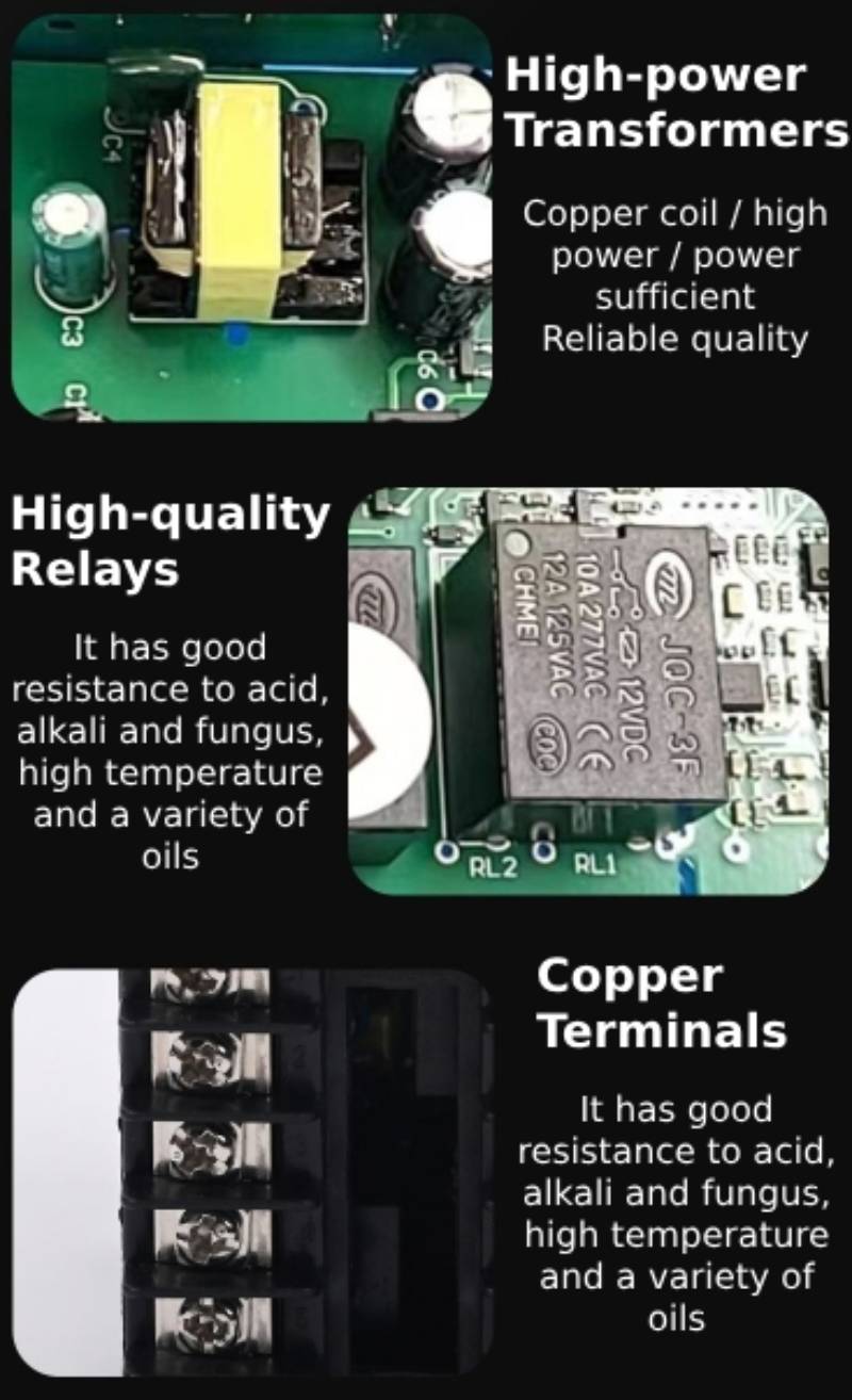Temperature Control Instrument Intelligent Thermostat CH402 Series Dual ...