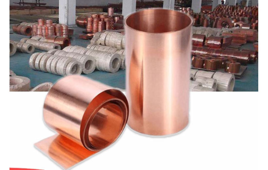 Stretching Copper Strip 1mm Hardware Processing Semi-hard T2 Pure ...