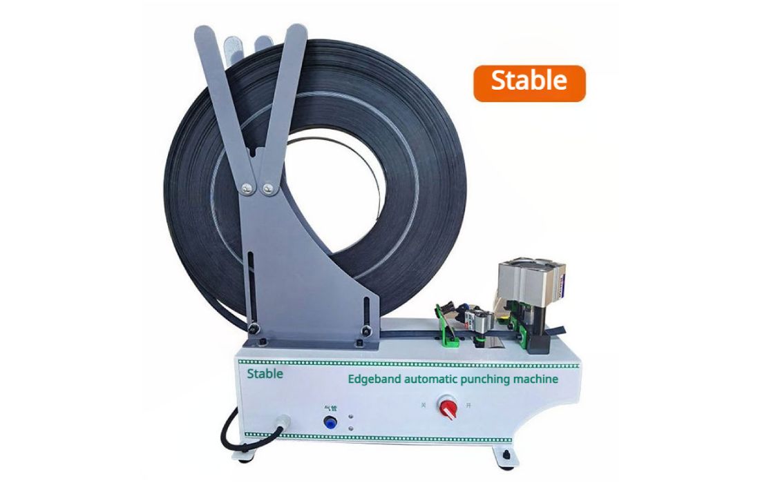 Three-in-one Hole Circular Sticker Punching Machine/ Edge Banding Strip ...